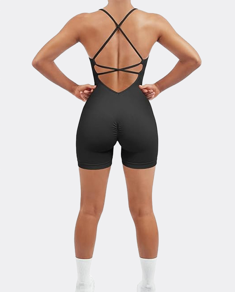 Combinaison short basique – La boutique des belles sportives